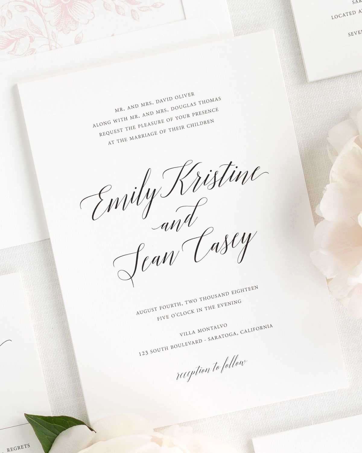 Catholic Wedding Invitations Formal Wedding Invitation Wording Luxury 