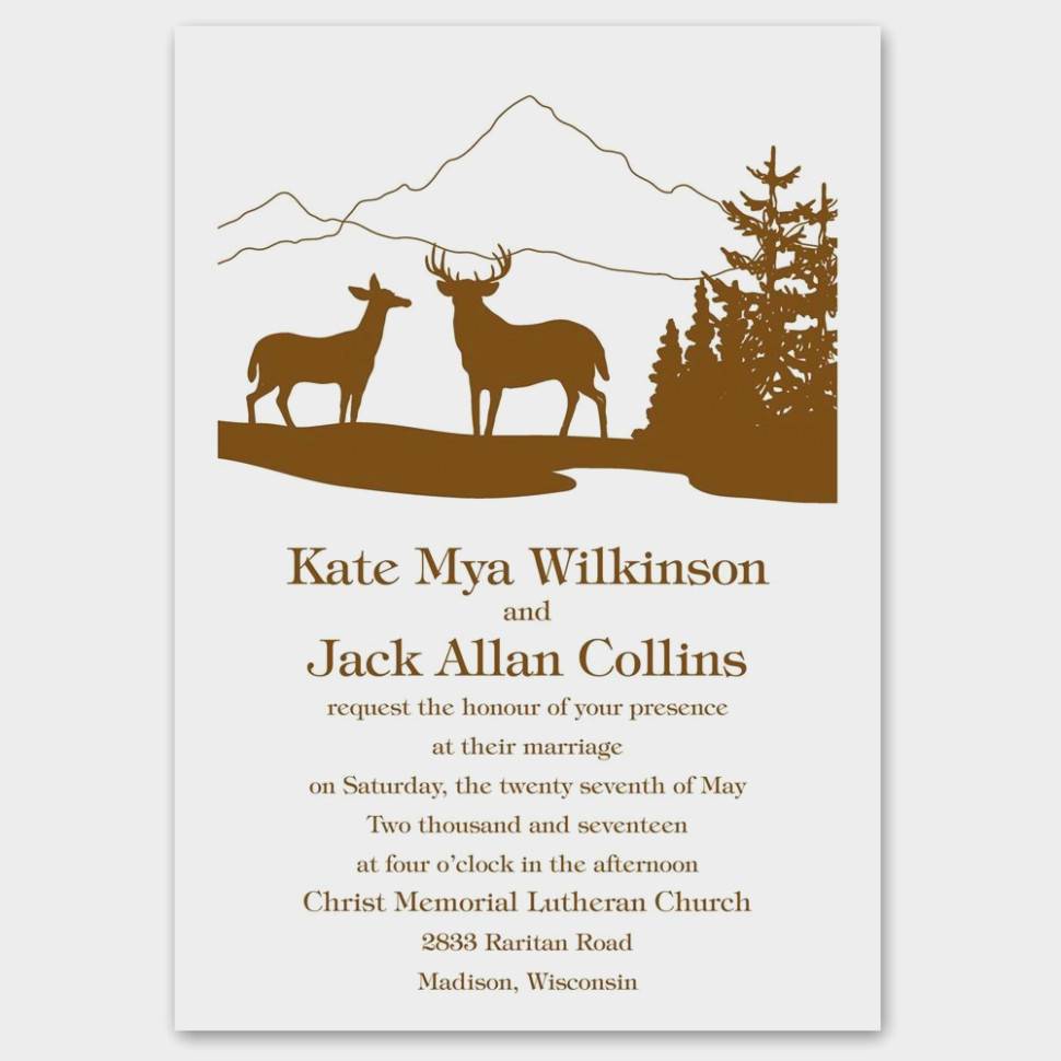 32+ Best Photo of Deer Wedding Invitations - denchaihosp.com
