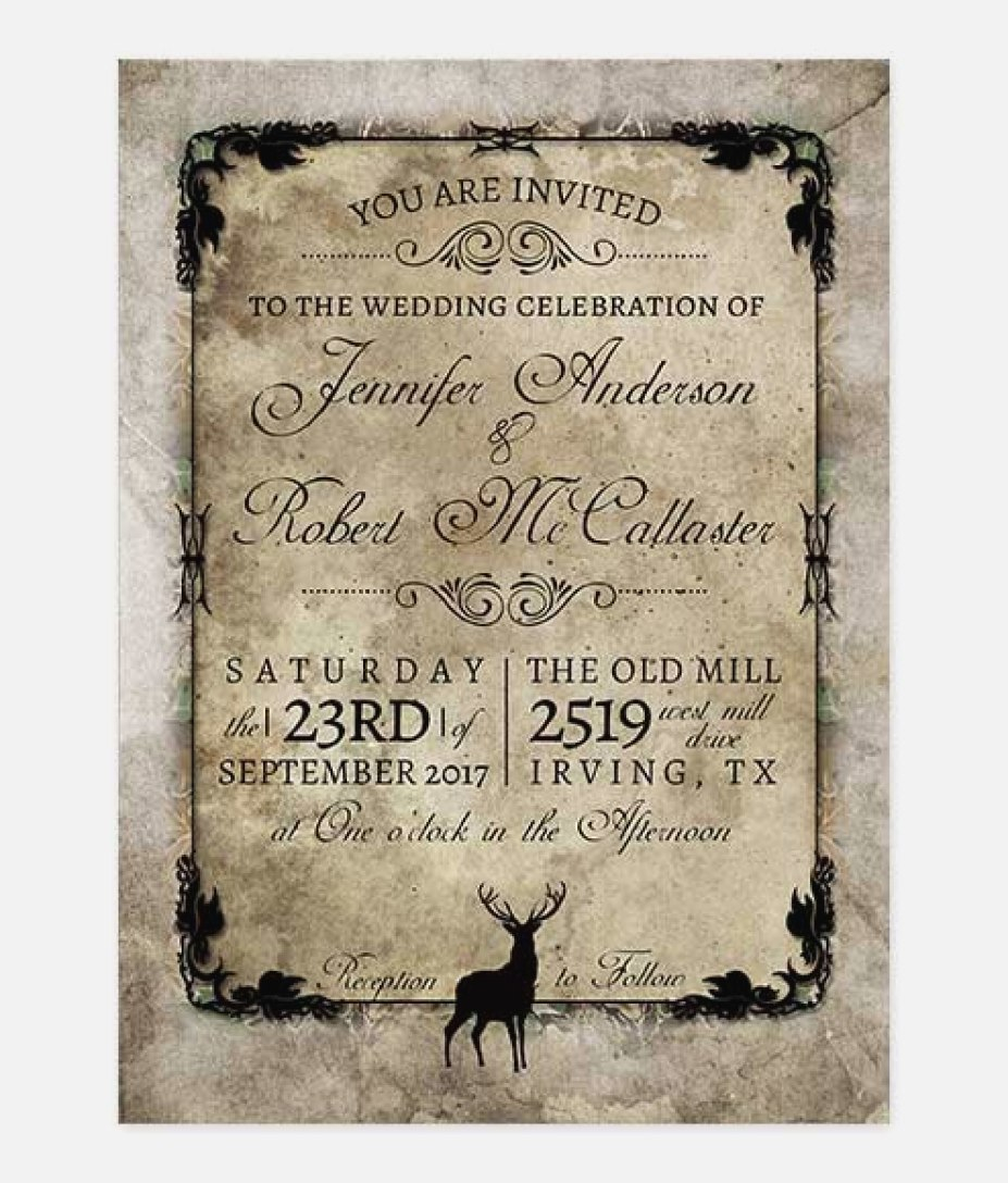 32+ Best Photo of Deer Wedding Invitations - denchaihosp.com