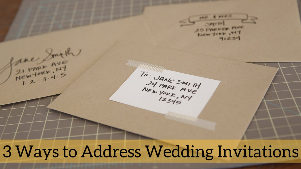 30+ Brilliant Image of Etiquette For Addressing Wedding Invitations ...