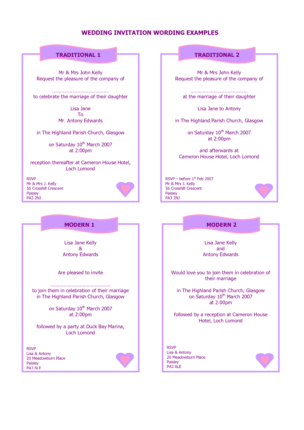 32+ Inspiration Picture of Example Of Wedding Invitation - denchaihosp.com