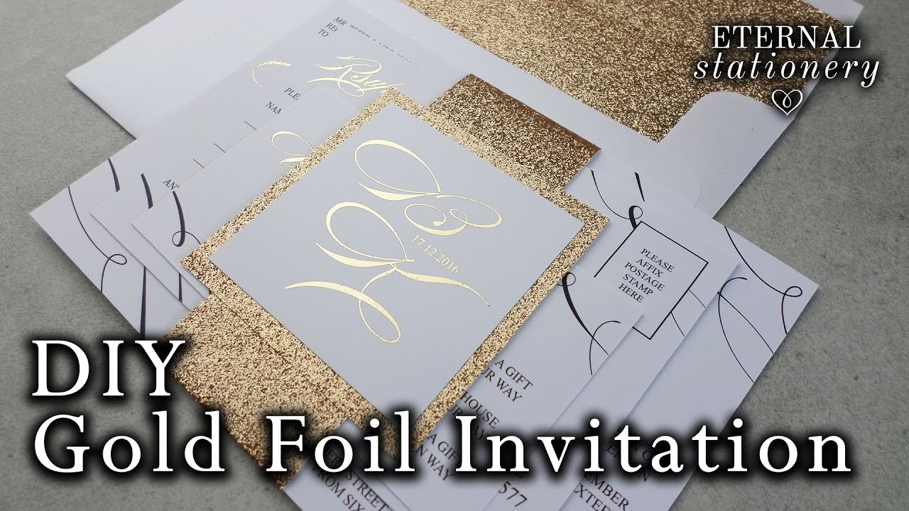 25+ Amazing Photo of How To Make Your Own Wedding Invitations ...