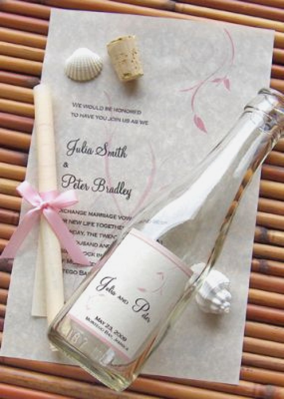 27+ Creative Image of Message In A Bottle Wedding Invitations ...