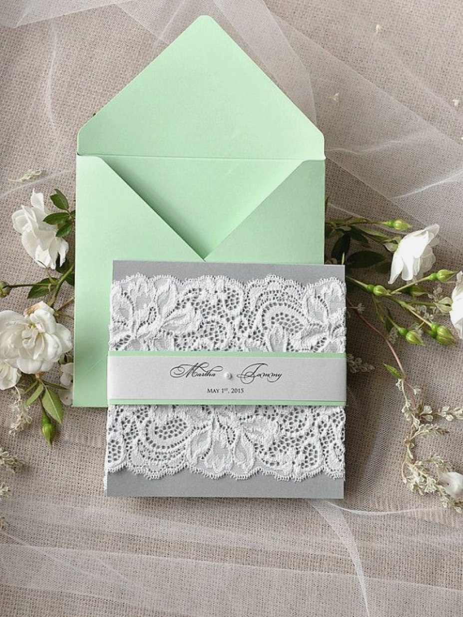 30+ Exclusive Photo of Mint Green Wedding Invitations - denchaihosp.com