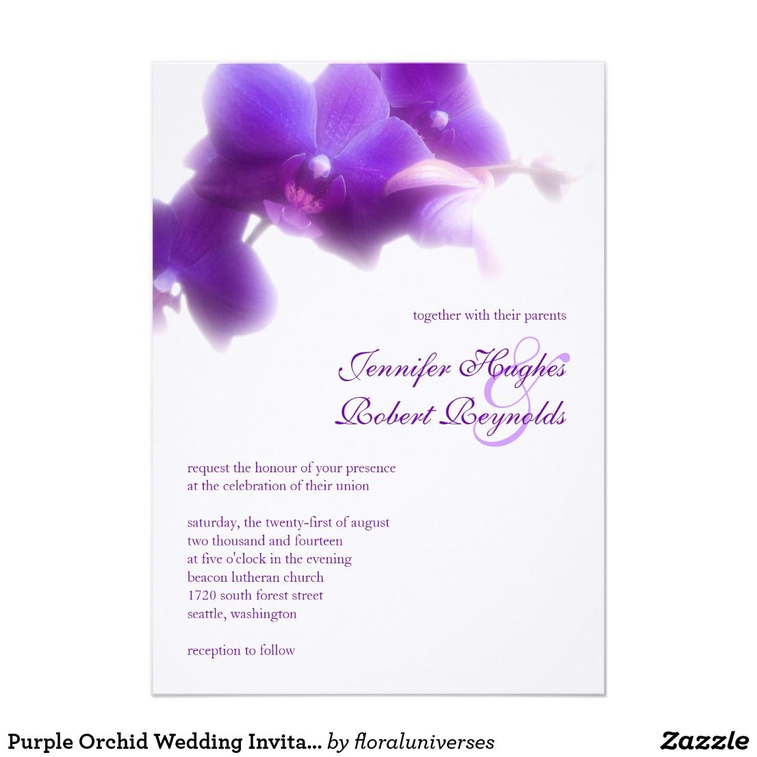 32+ Excellent Picture of Orchid Wedding Invitations - denchaihosp.com