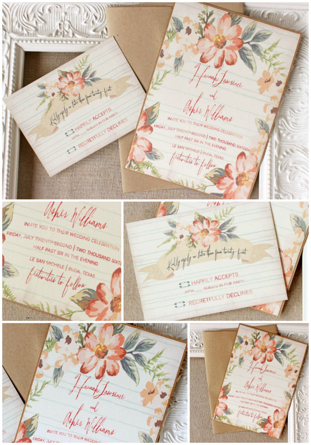24+ Inspiration Picture of Peach Invitations Wedding - denchaihosp.com