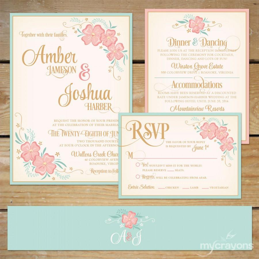 24+ Inspiration Picture of Peach Invitations Wedding - denchaihosp.com
