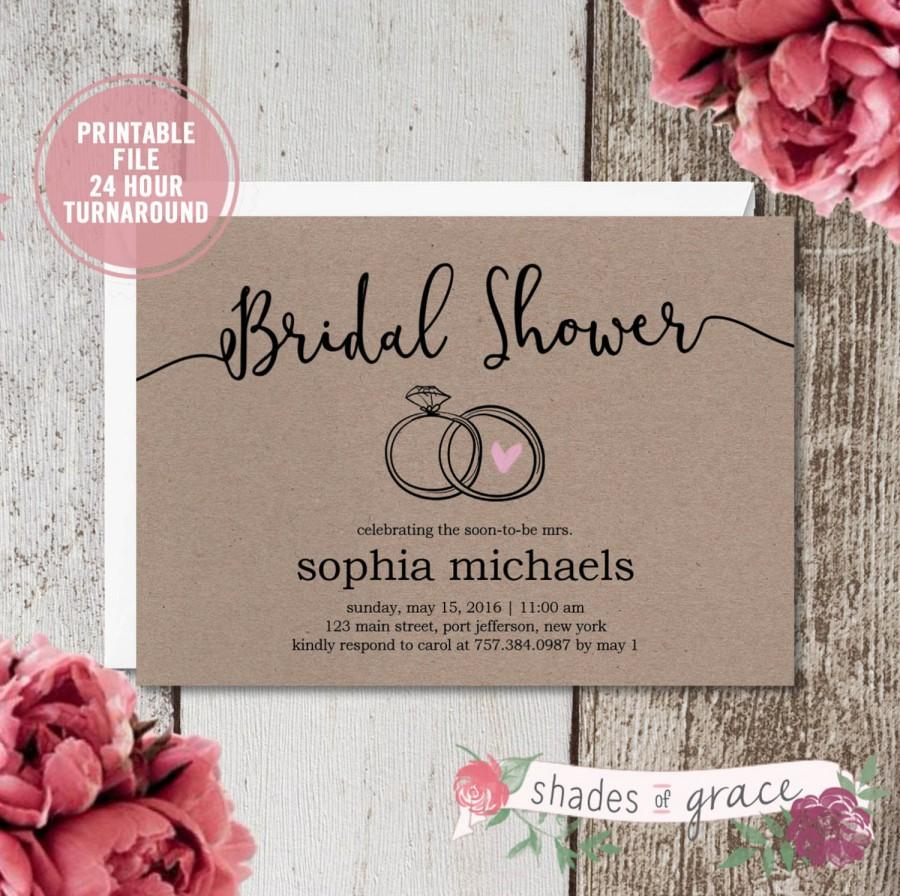 30+ Great Photo of Rustic Wedding Shower Invitations - denchaihosp.com