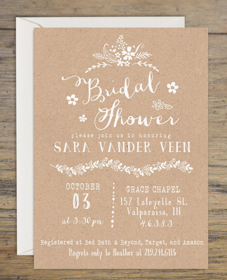 30+ Great Photo of Rustic Wedding Shower Invitations - denchaihosp.com