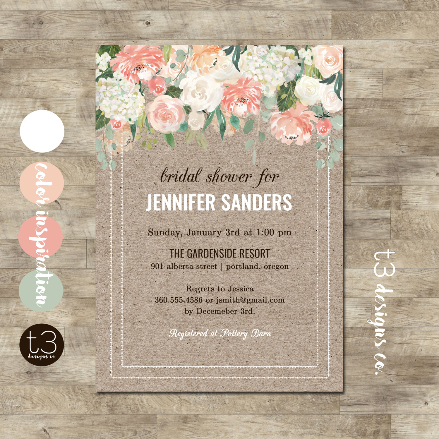 30+ Great Photo of Rustic Wedding Shower Invitations - denchaihosp.com