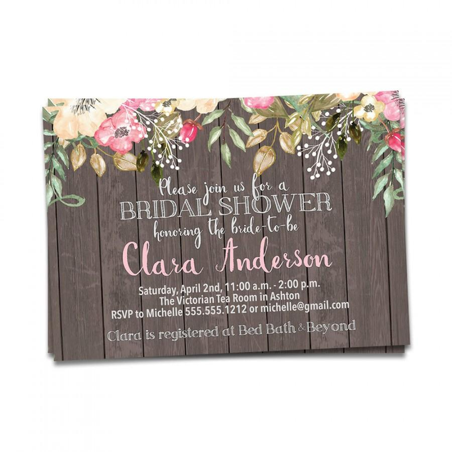 30+ Great Photo of Rustic Wedding Shower Invitations - denchaihosp.com