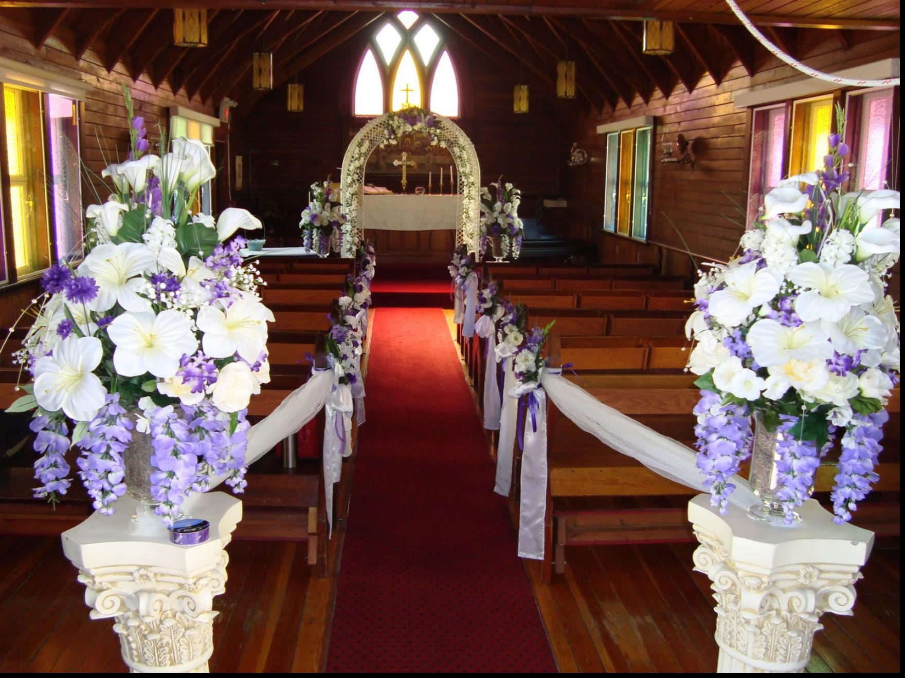 24+ Elegant Photo of Simple Church Wedding Decorations - denchaihosp.com