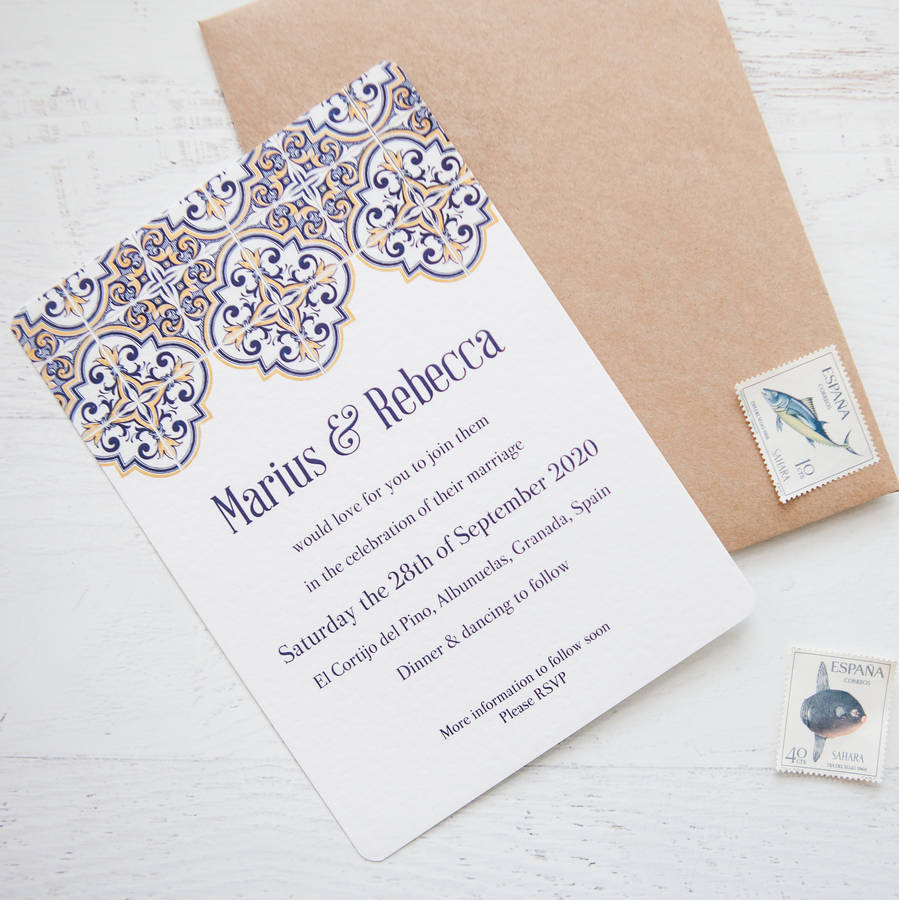 25+ Exclusive Photo of Spanish Wedding Invitations - denchaihosp.com