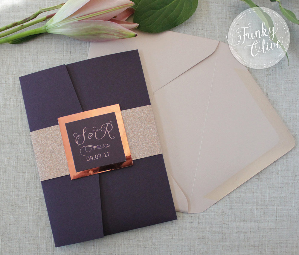 32+ Creative Image of Wedding Invitation Belly Band - denchaihosp.com