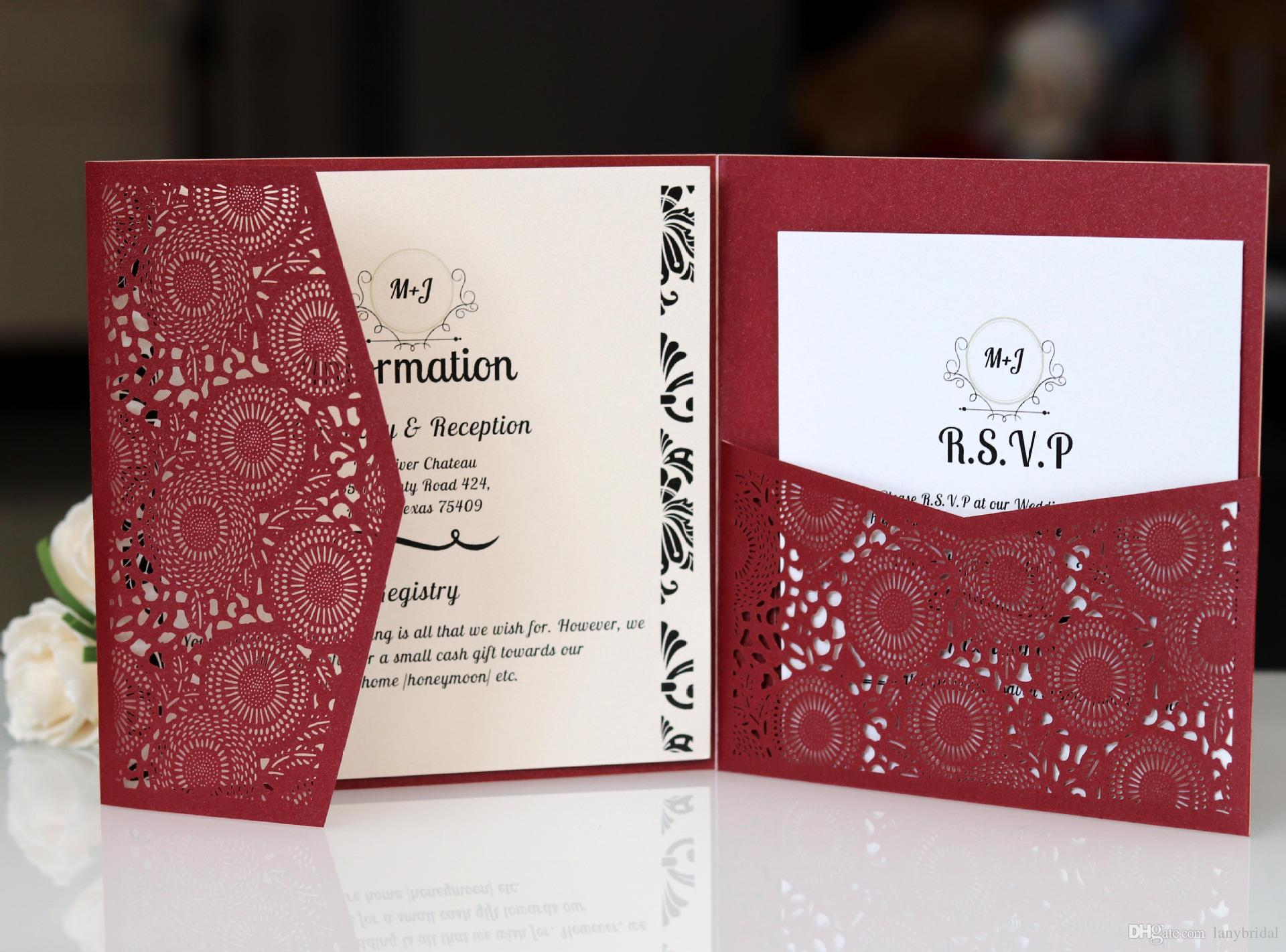 32+ Brilliant Picture of Wedding Invitation Folders - denchaihosp.com