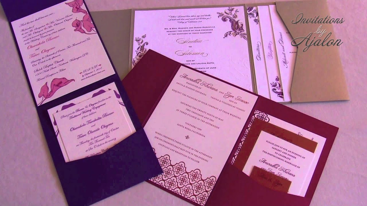 32+ Brilliant Picture of Wedding Invitation Folders - denchaihosp.com