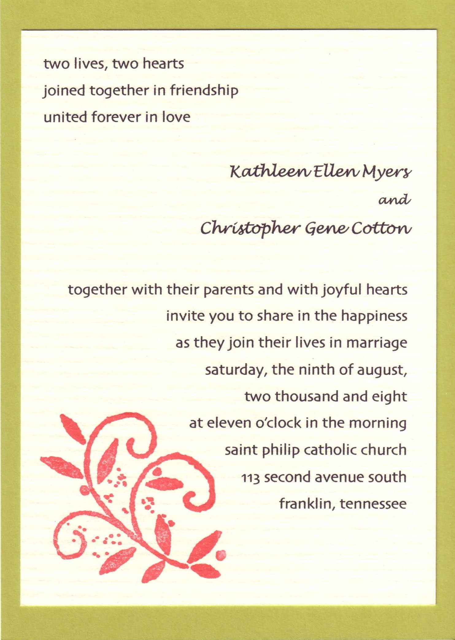 24+ Excellent Photo of Wedding Invitation Wording Both Parents ...